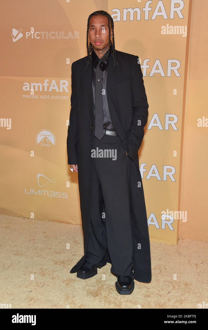 West Hollywood, CA, November 3, 2022, Tyga arriving to the amfAR Gala ...