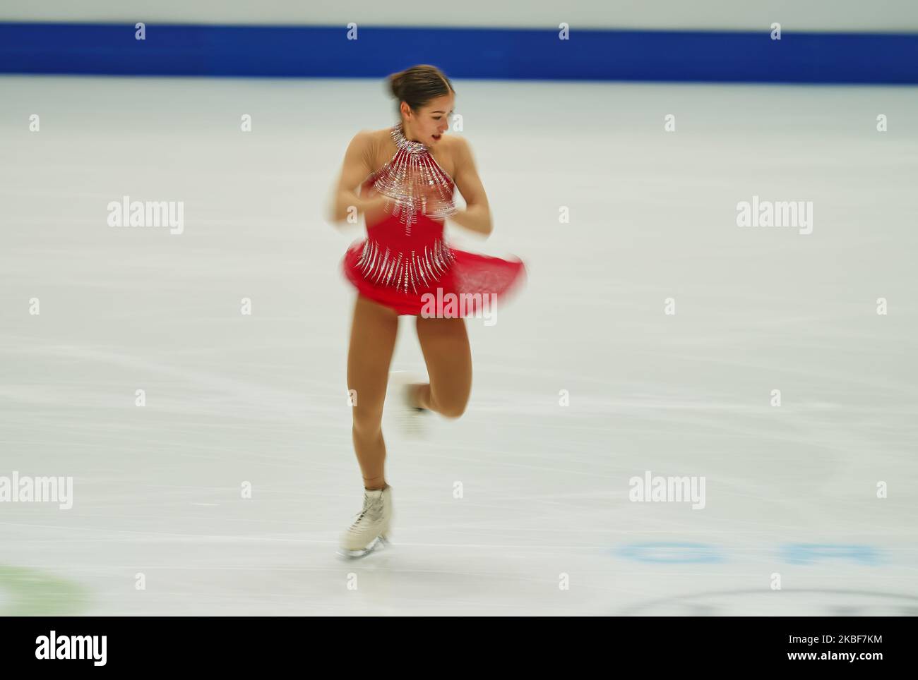 Yasmine Kimiko Yamada of Switzerland in action during Ladies Short ...