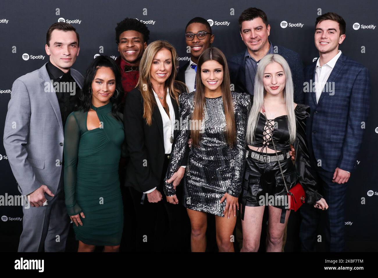 WEST HOLLYWOOD, LOS ANGELES, CALIFORNIA, USA - JANUARY 23: Netflix's 'Cheer' cast arrive at the ...