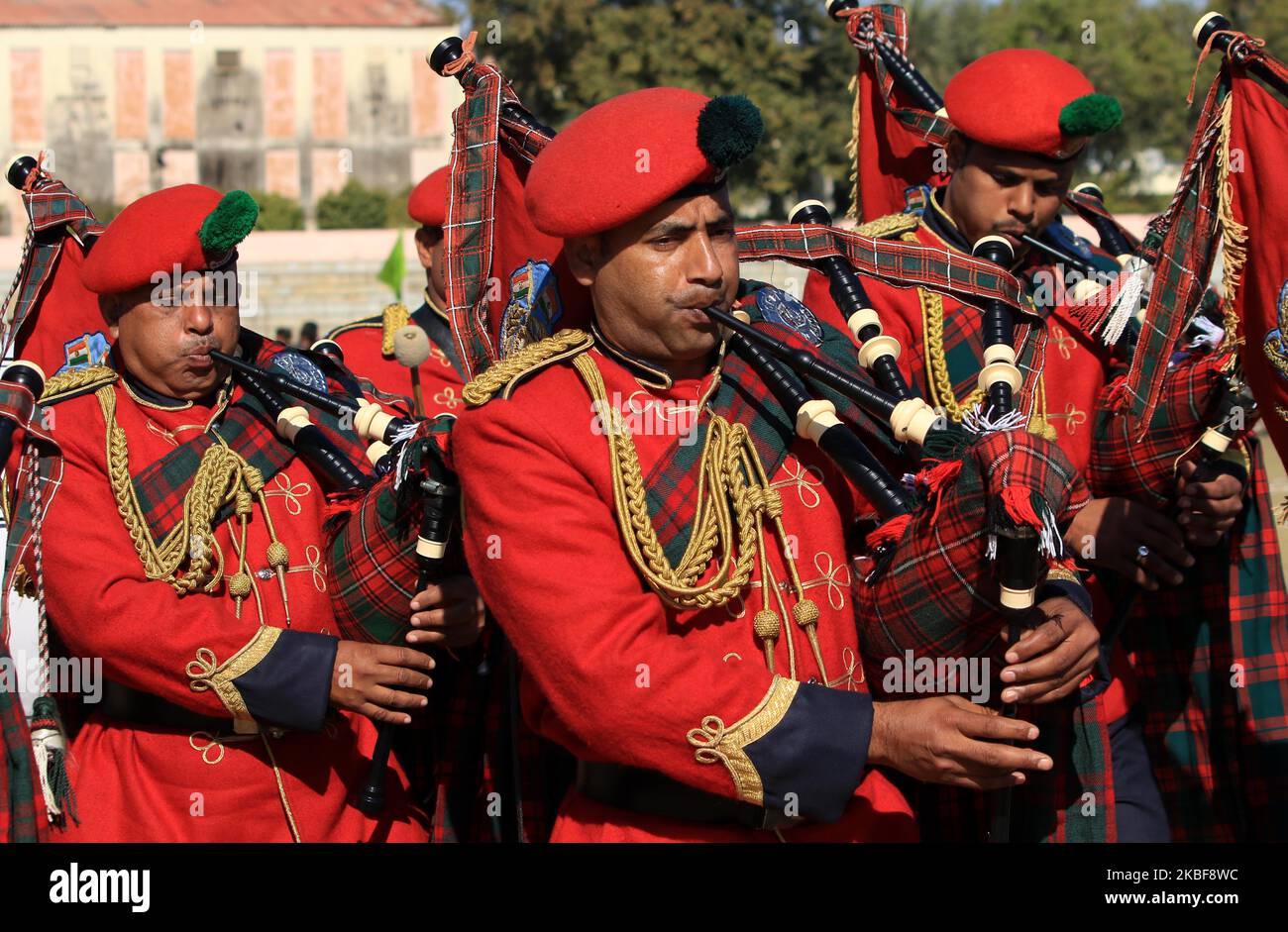 Bagpiper of indian band hi-res stock photography and images - Alamy