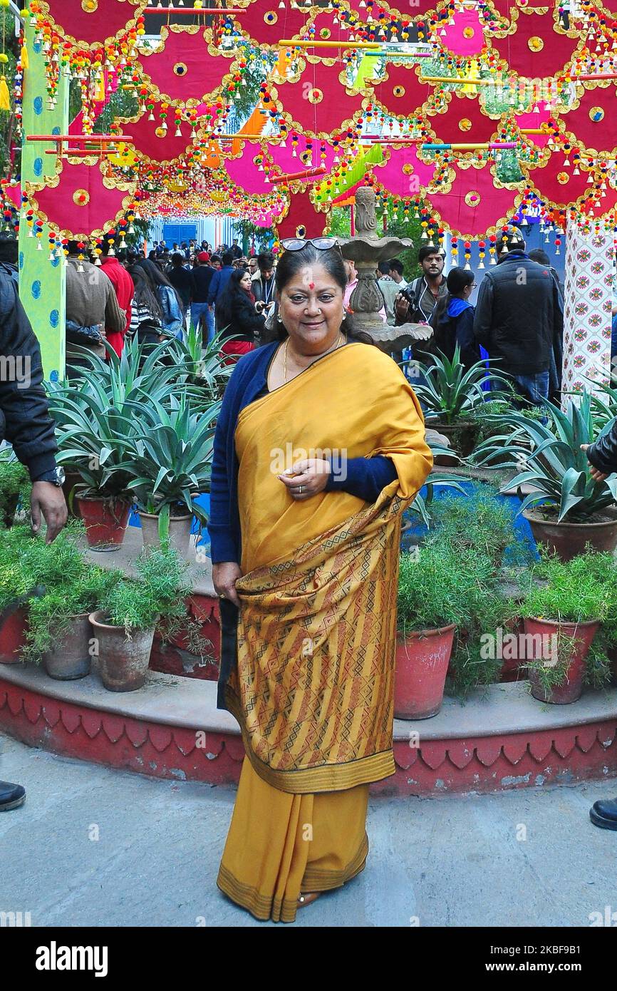 Actress & Author Lisa Ray speaks during Jaipur Literature Festival at ...