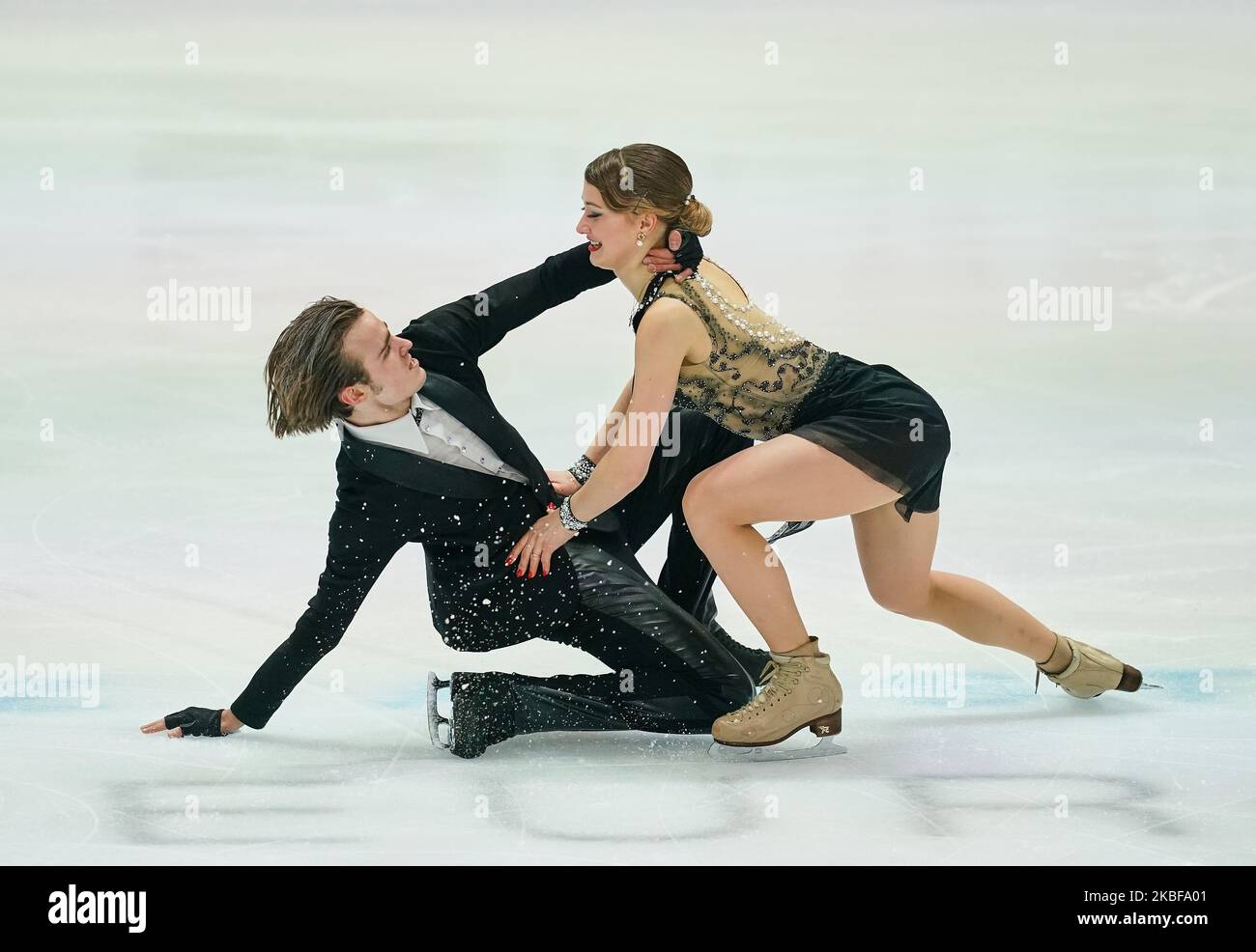 Katharina Mueller and Tim Dieck of Germany in action during Ice Dance ...