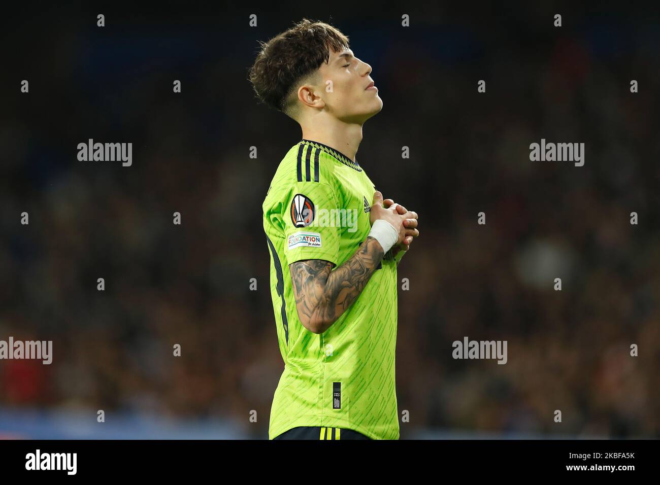 Alejandro garnacho celebration hi-res stock photography and images - Alamy