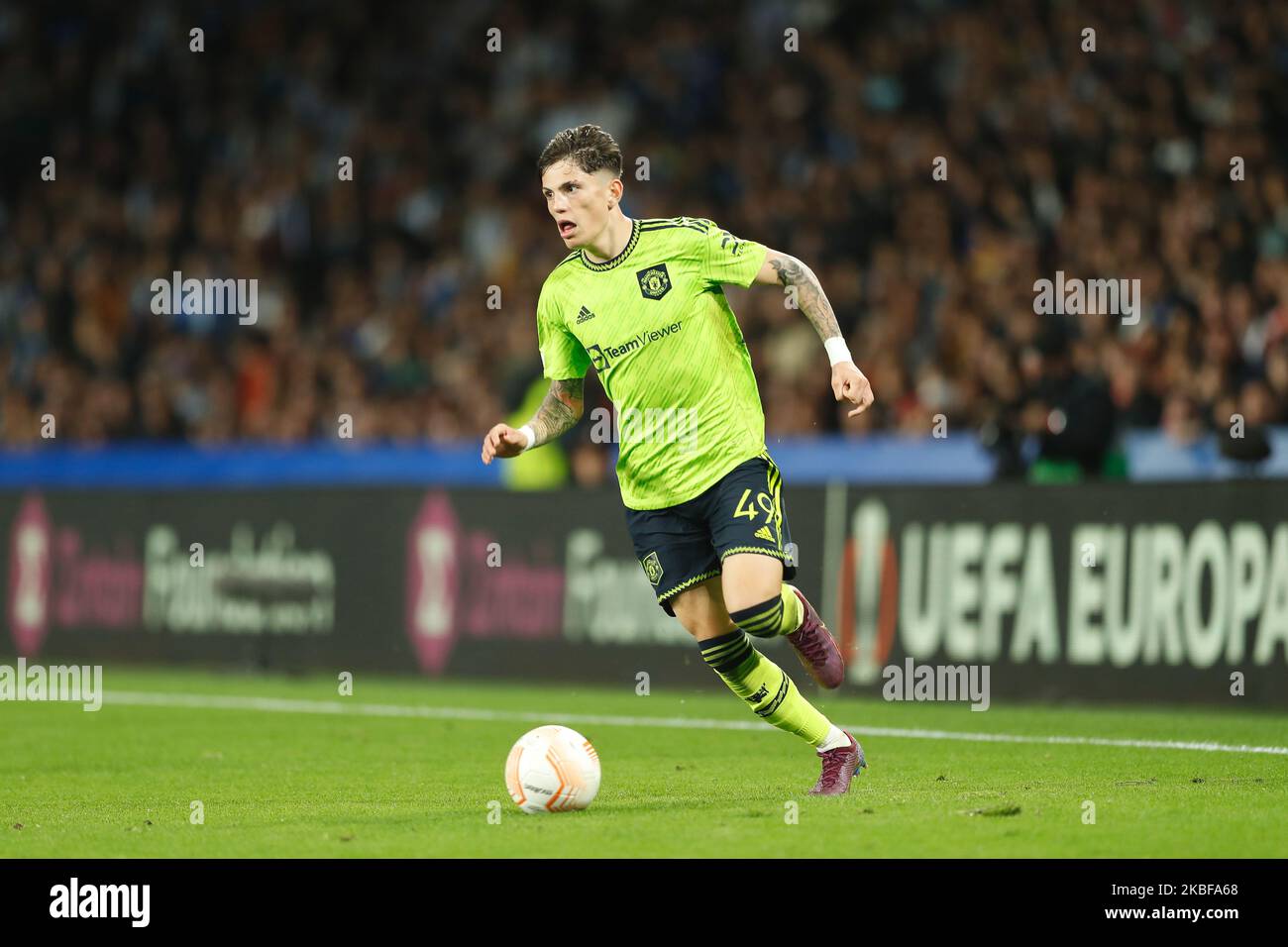 San Sebastian, Spain. 3rd Nov, 2022. Alejandro Garnacho (ManU) Football ...