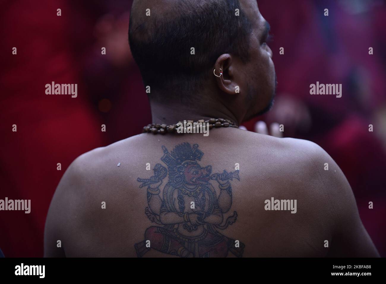 Nepal nepalese tattoo kathmandu hi-res stock photography and images - Alamy