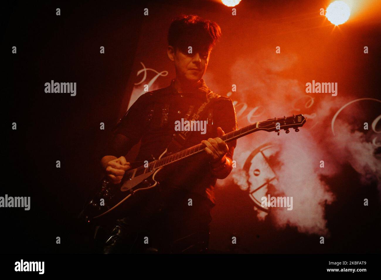 Dutch musician Ronny Moorings of Dutch rock band Clan of Xymox, also ...