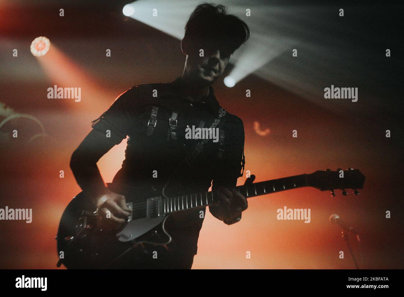 Dutch musician Ronny Moorings of Dutch rock band Clan of Xymox, also ...