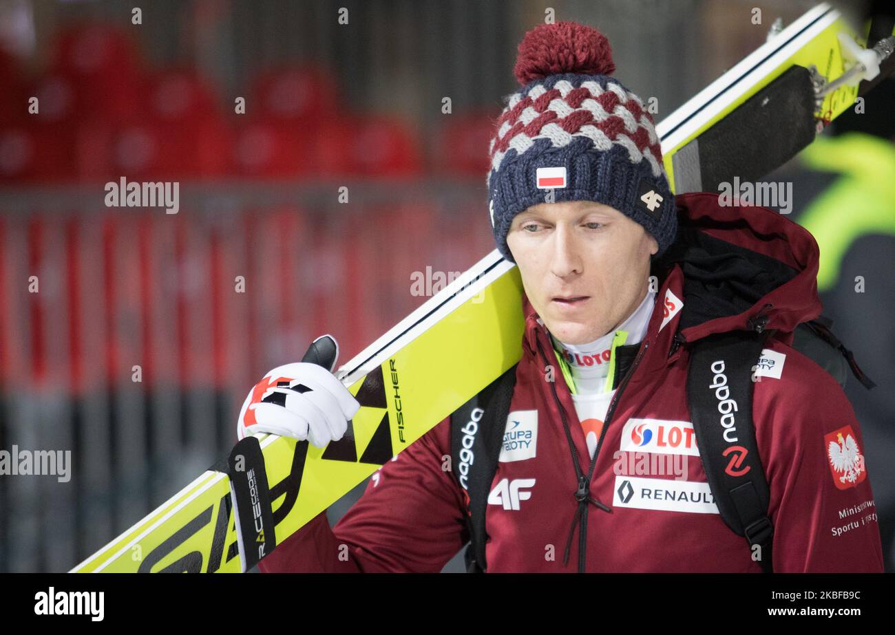 Stefan Hula (POL) during team competition of the FIS Ski jumping World ...