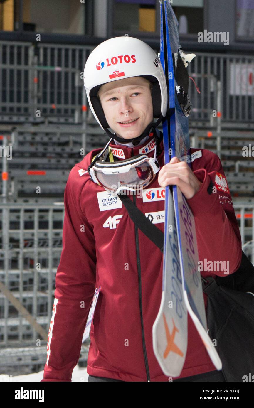 Adam Niznik (POL) during team competition of the FIS Ski jumping World ...