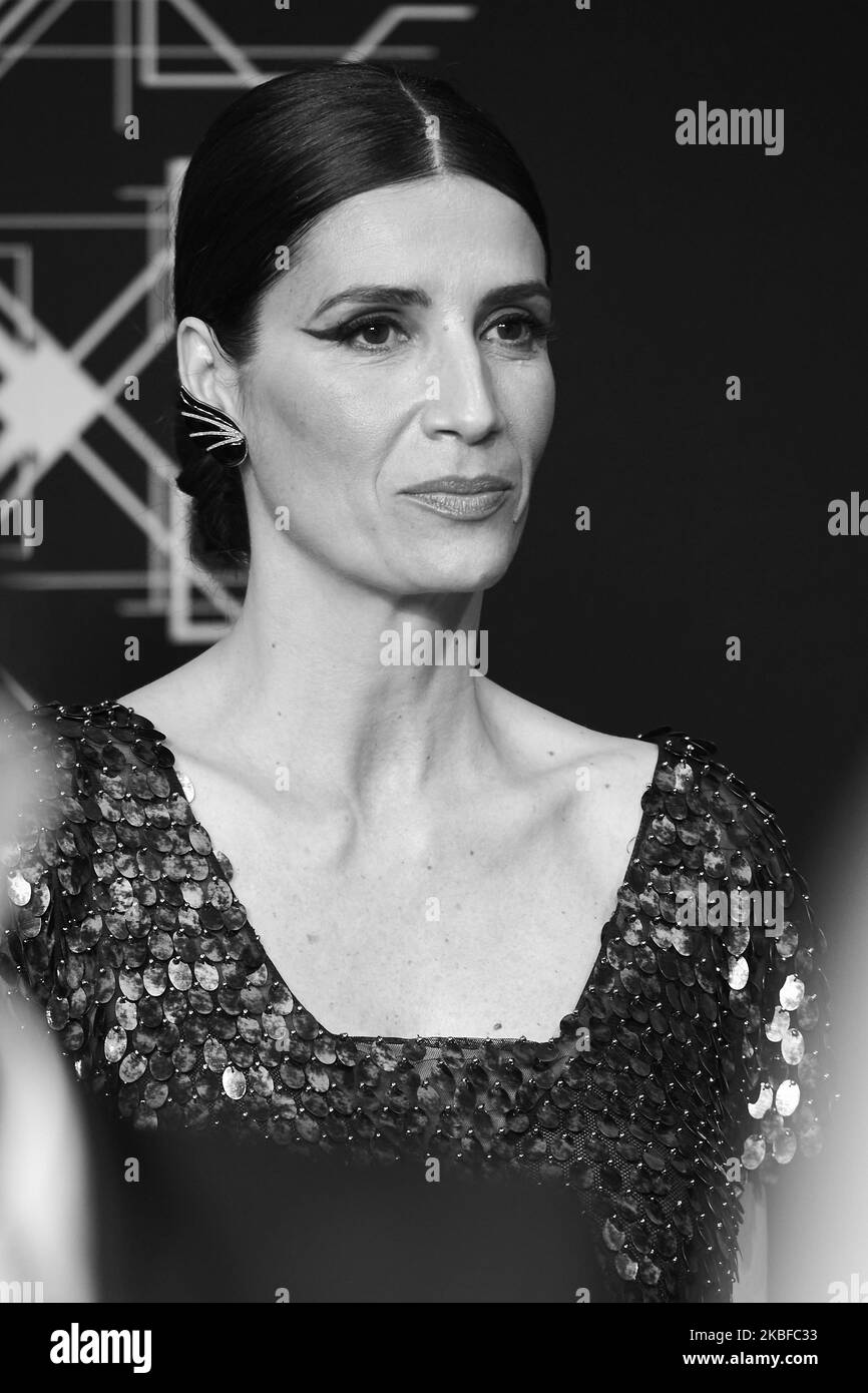 (EDITOR'S NOTE: Image converted to black and white) Elia Galera attends ...