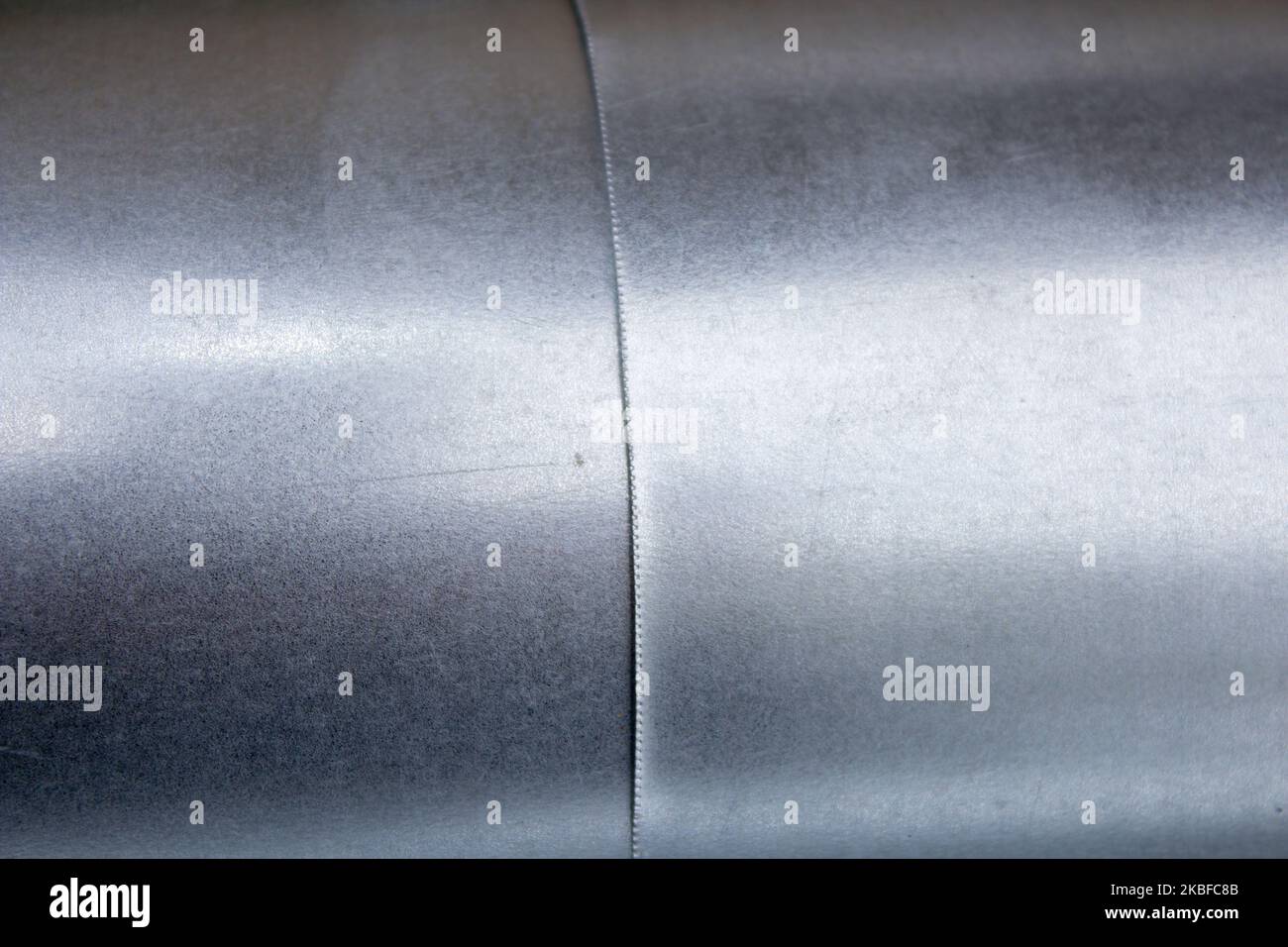 Galvanized pipe connections close up galvanized sheet Stock Photo - Alamy