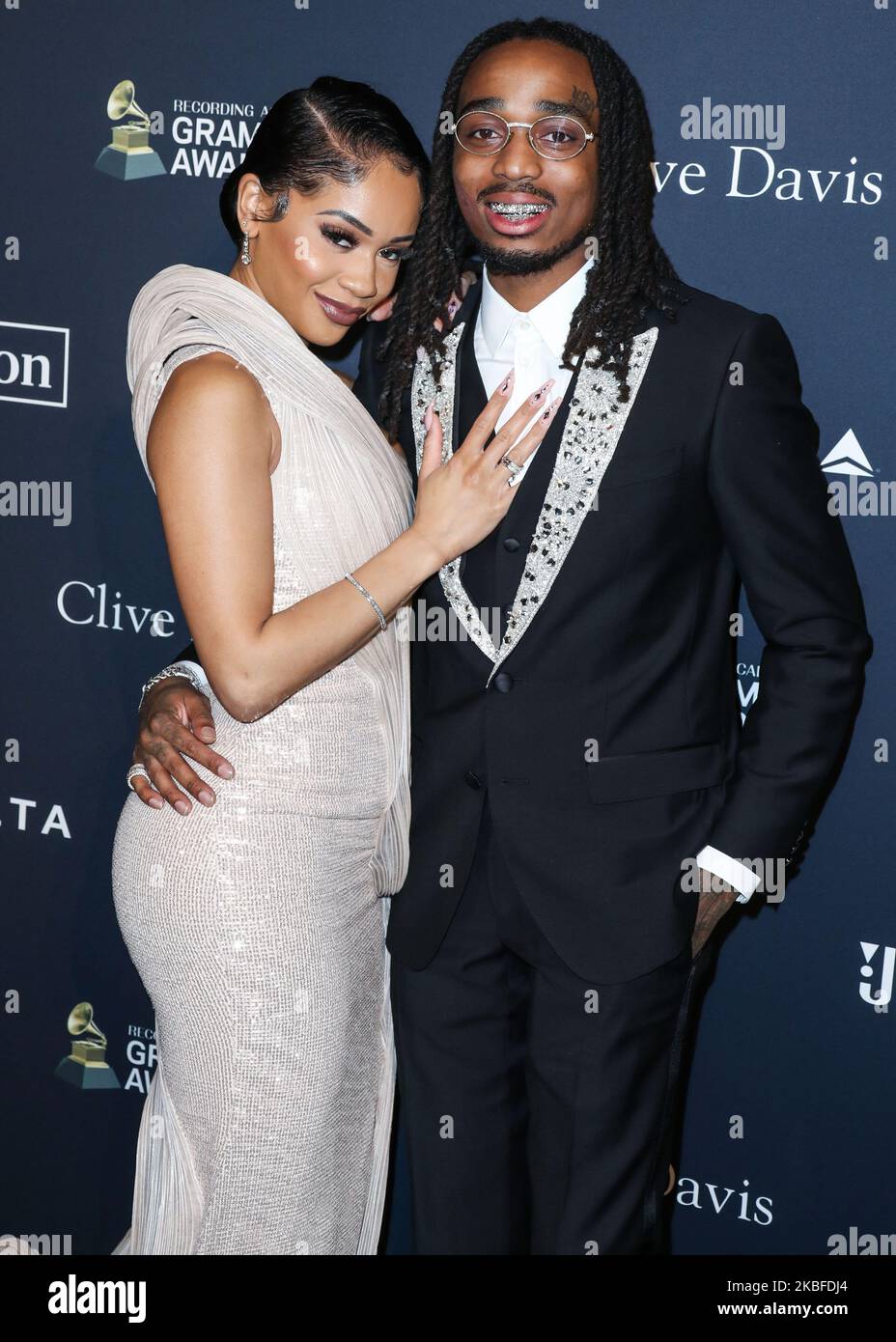 BEVERLY HILLS, LOS ANGELES, CALIFORNIA, USA - JANUARY 25: Saweetie and ...