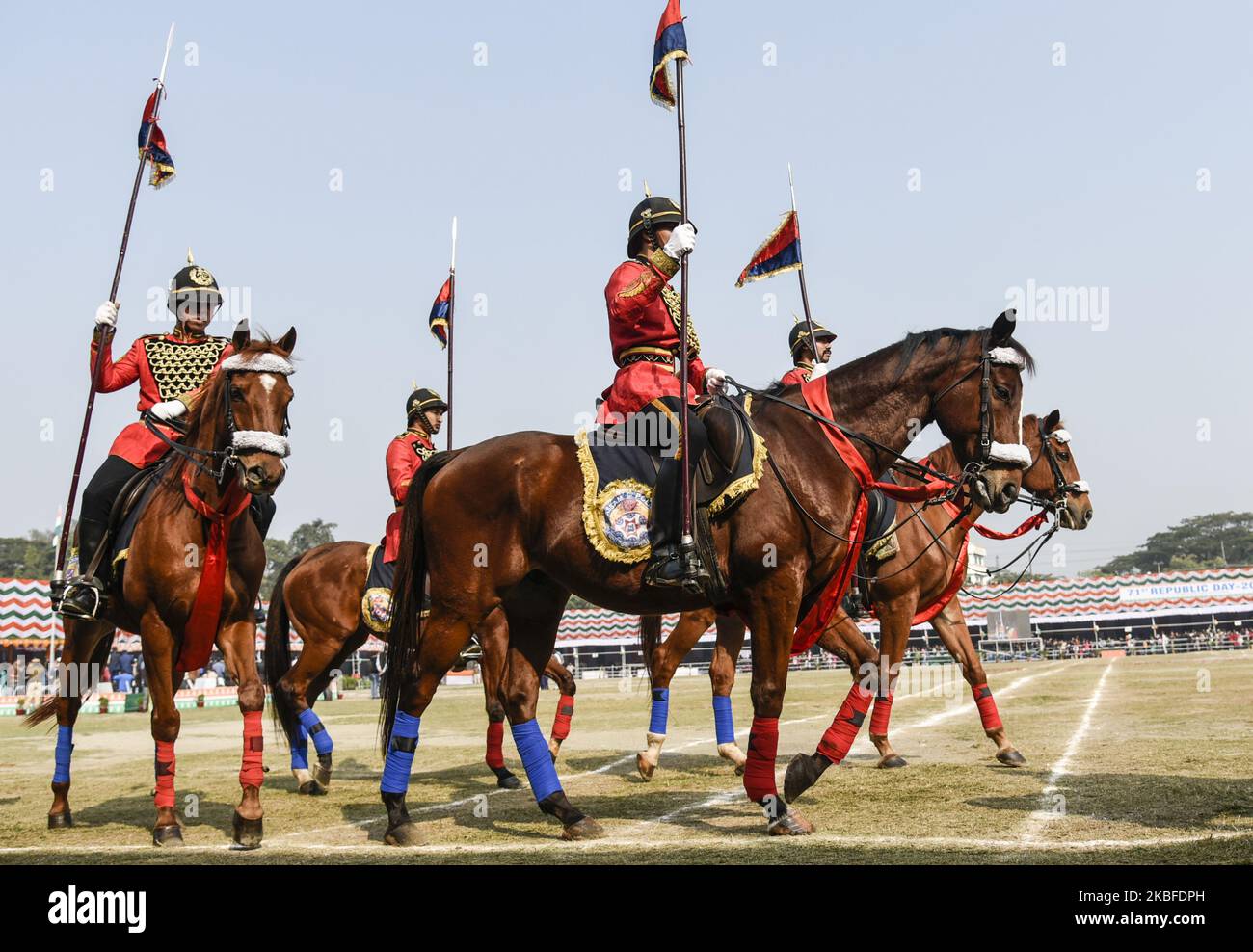 Assam horse mounted police hi-res stock photography and images - Alamy