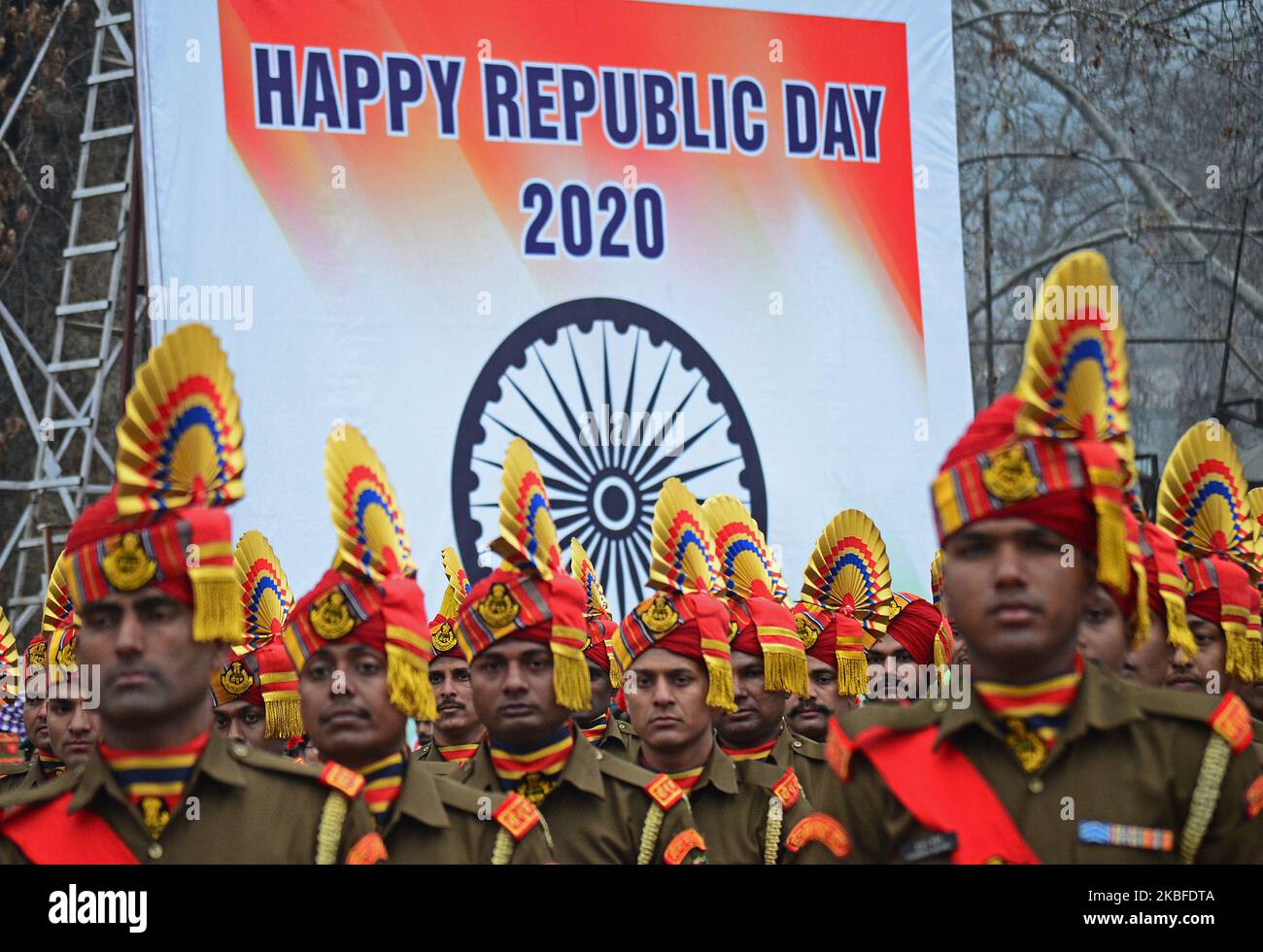 Indian security forces parade hi-res stock photography and images - Alamy