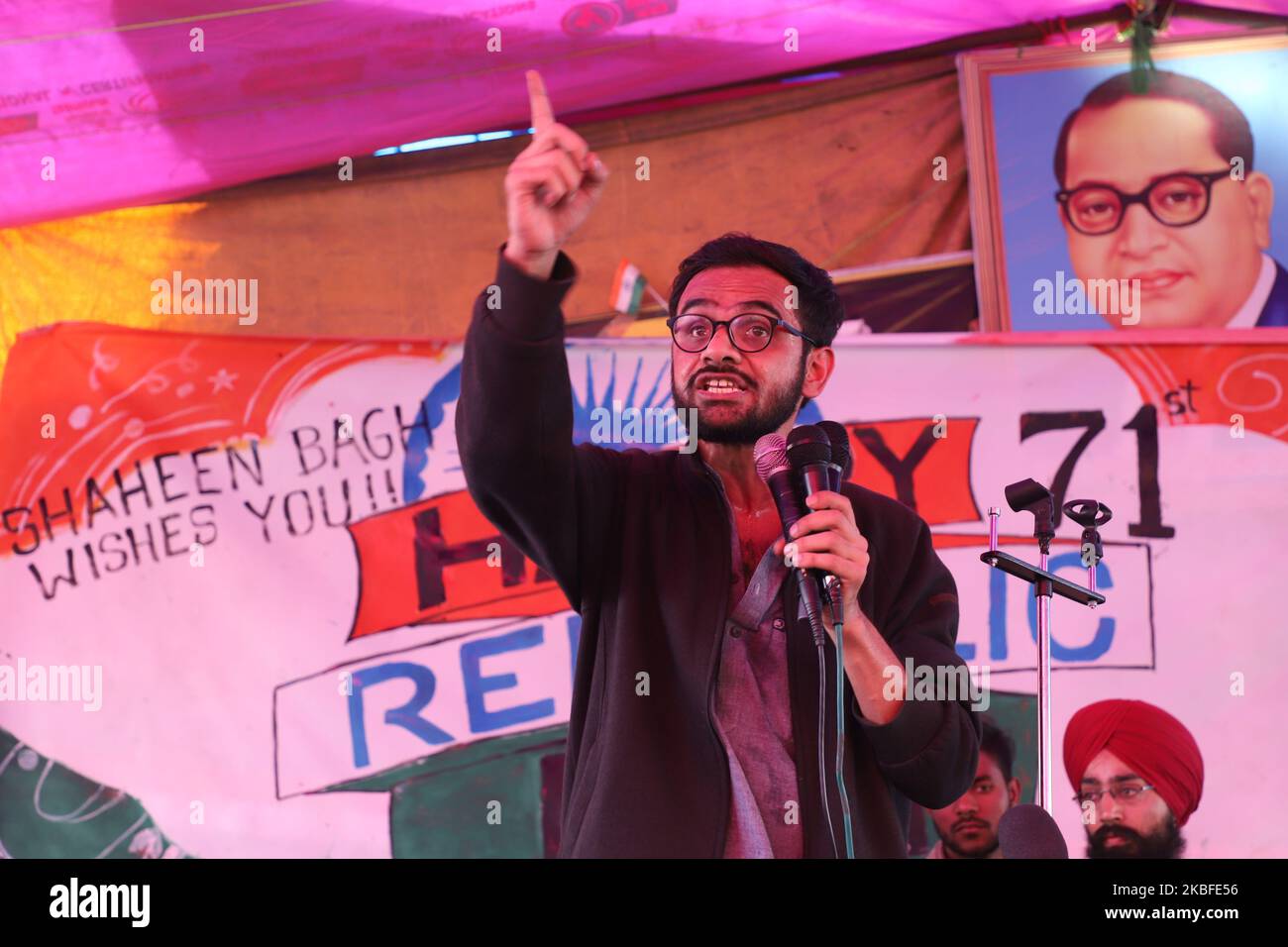 Social activist umar khalid hi-res stock photography and images - Alamy