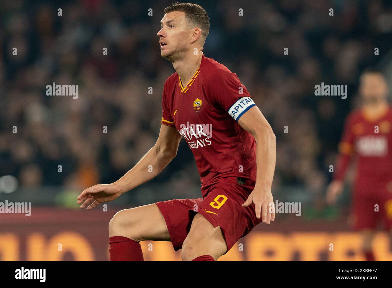 Edin Dzeko of AS Roma during the Italian Serie A 2019/2020 match ...