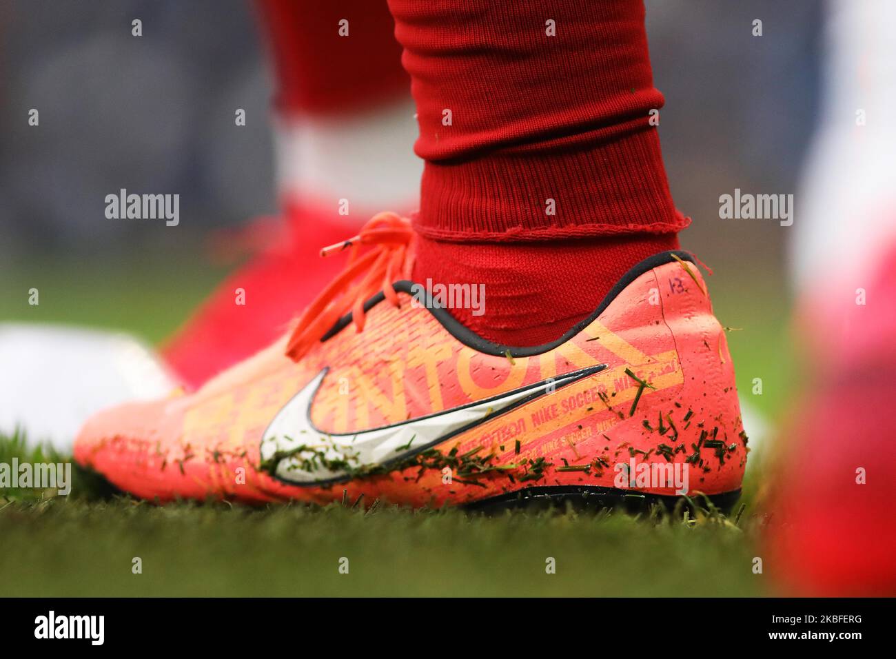 Football Boot during the FA Cup match between Manchester City and ...