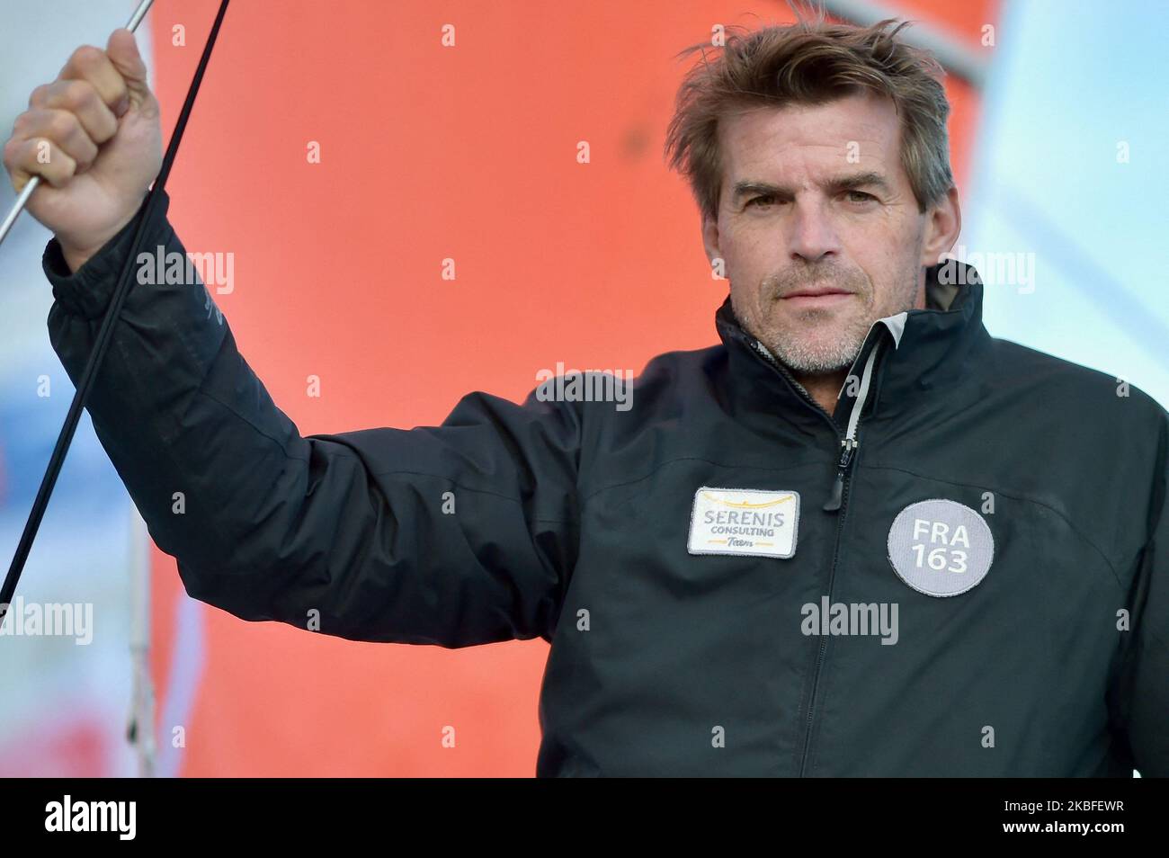 Saint-Malo, France, November 1, 2022. French former pole vault Olympic ...