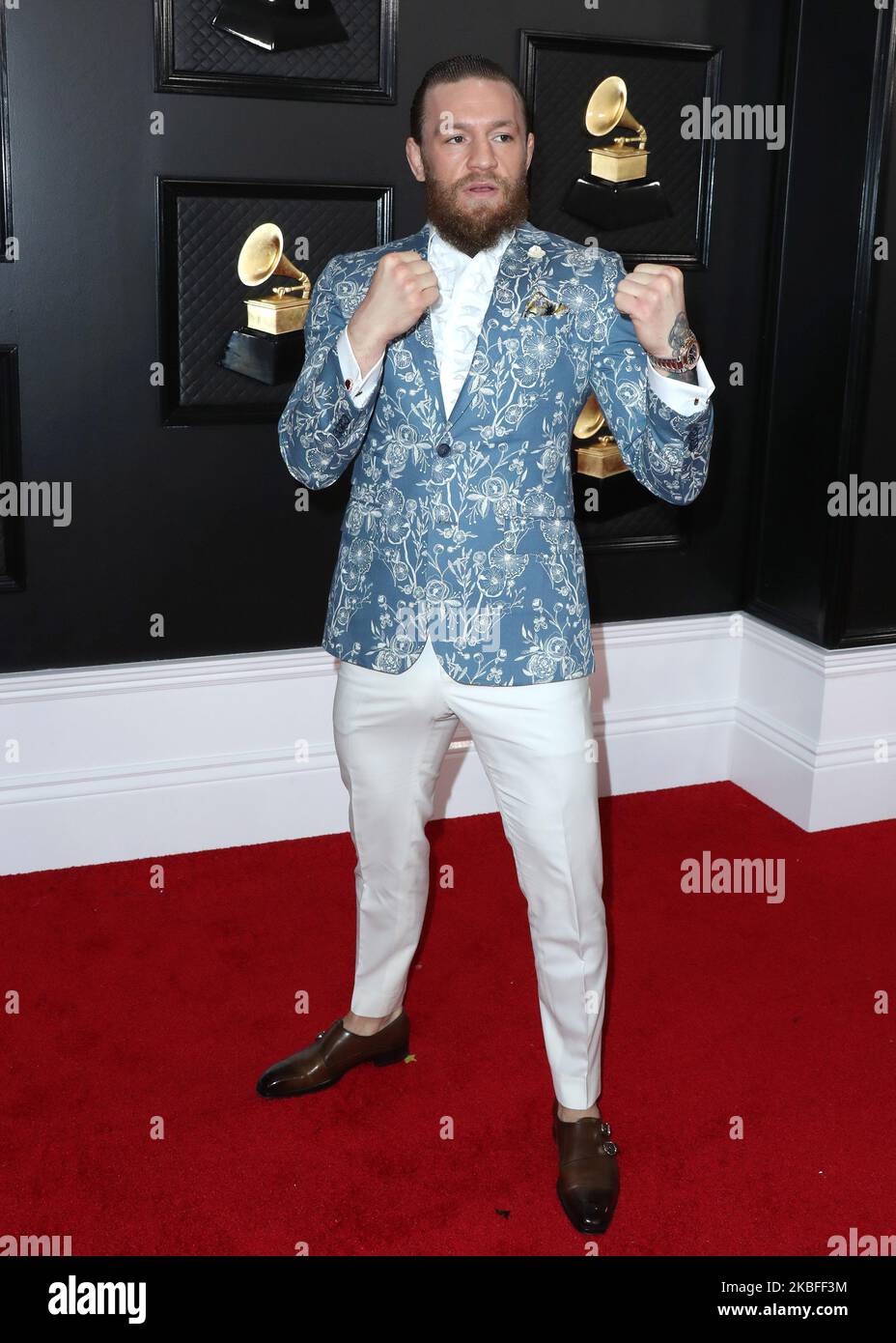 LOS ANGELES, CALIFORNIA, USA - JANUARY 26: Conor McGregor arrives at ...