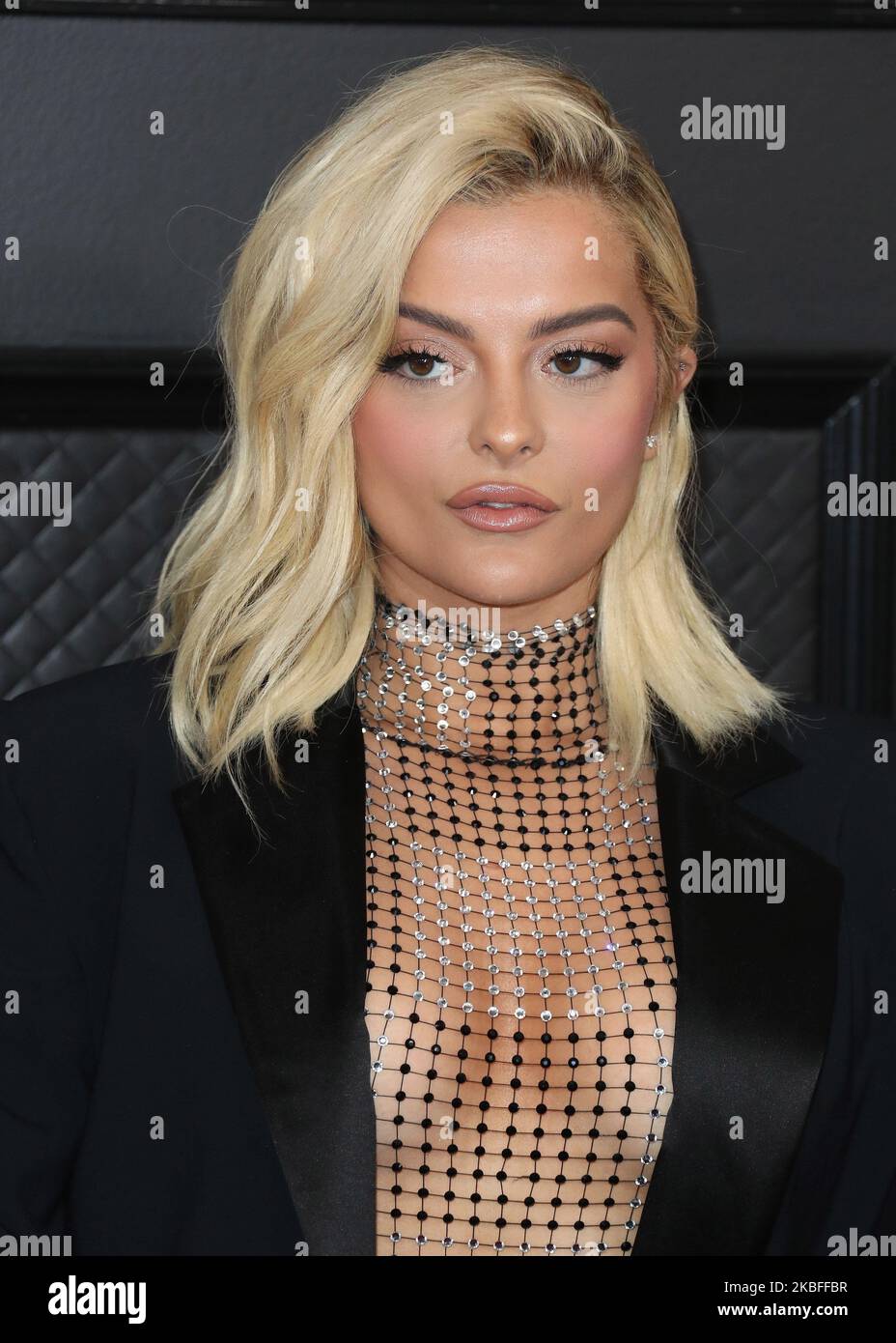 LOS ANGELES, CALIFORNIA, USA - JANUARY 26: Singer Bebe Rexha wearing a ...