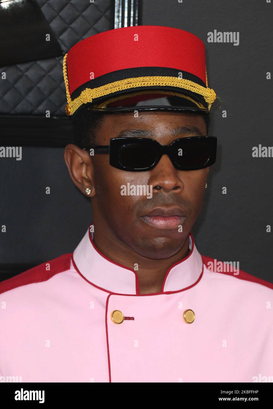 LOS ANGELES, CALIFORNIA, USA - JANUARY 26: Tyler, the Creator arrives ...