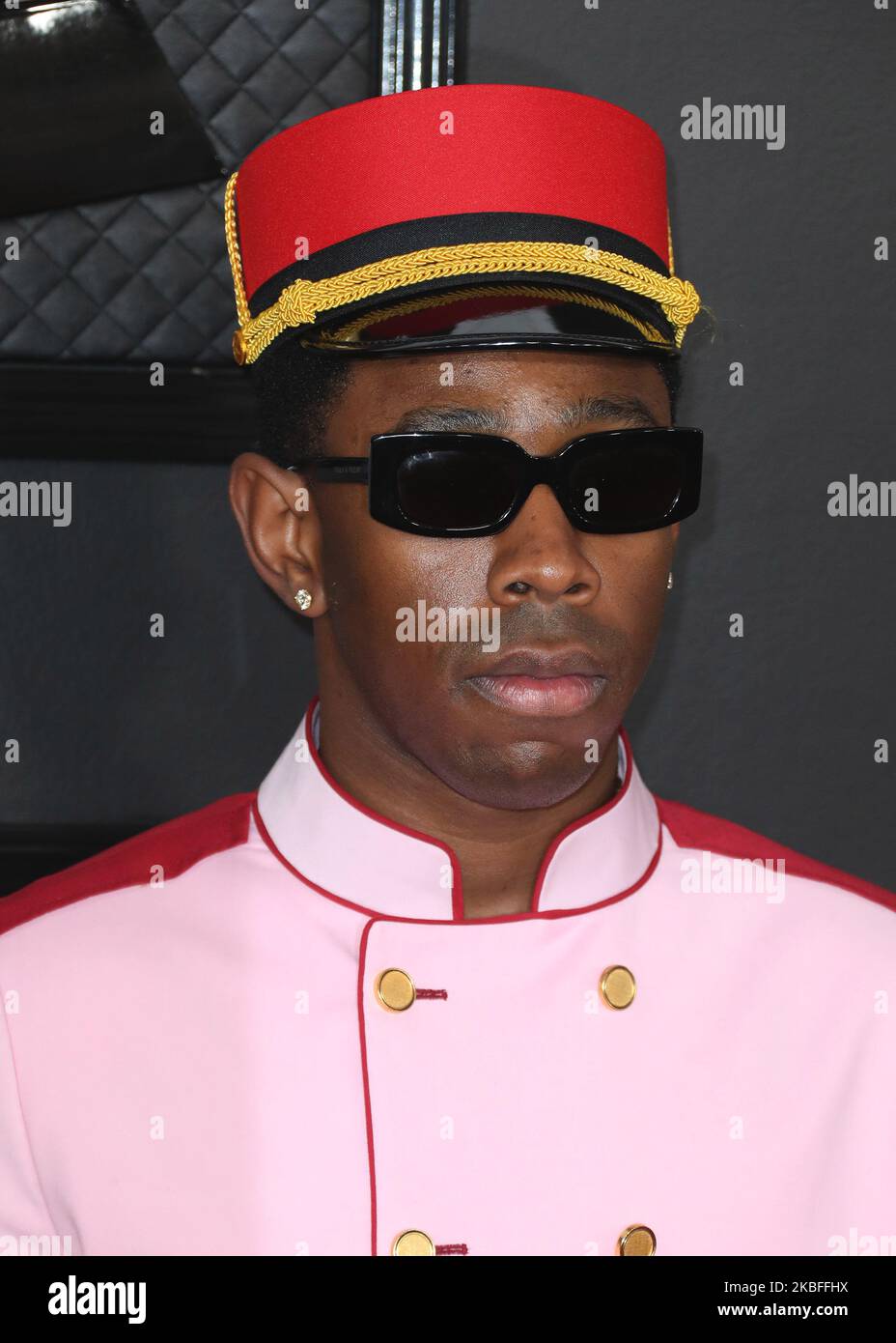 LOS ANGELES, CALIFORNIA, USA - JANUARY 26: Tyler, the Creator arrives ...