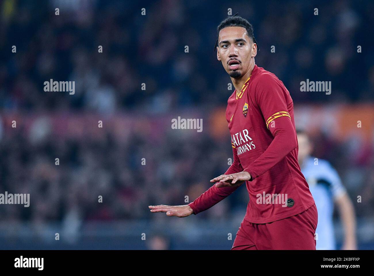 Chris Smalling of AS Roma during the Serie A match between Roma and ...