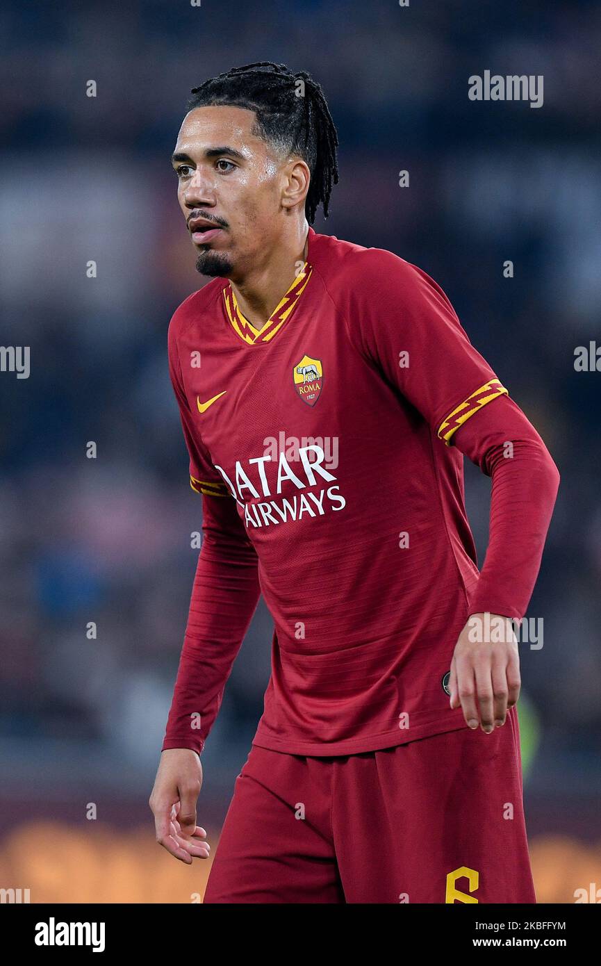 Chris Smalling of AS Roma during the Serie A match between Roma and ...