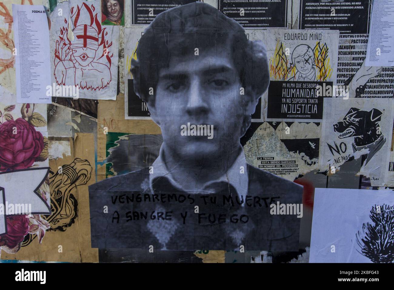 Santiago, Chile. 26 january 2010.The walls speak. On the walls of the ...