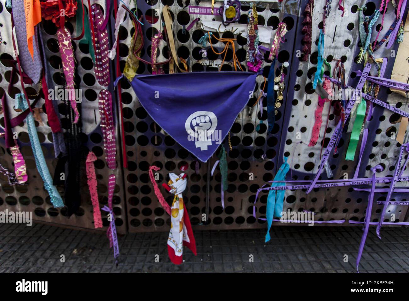 Santiago, Chile. 26 january 2010.The walls speak. On the walls of the ...
