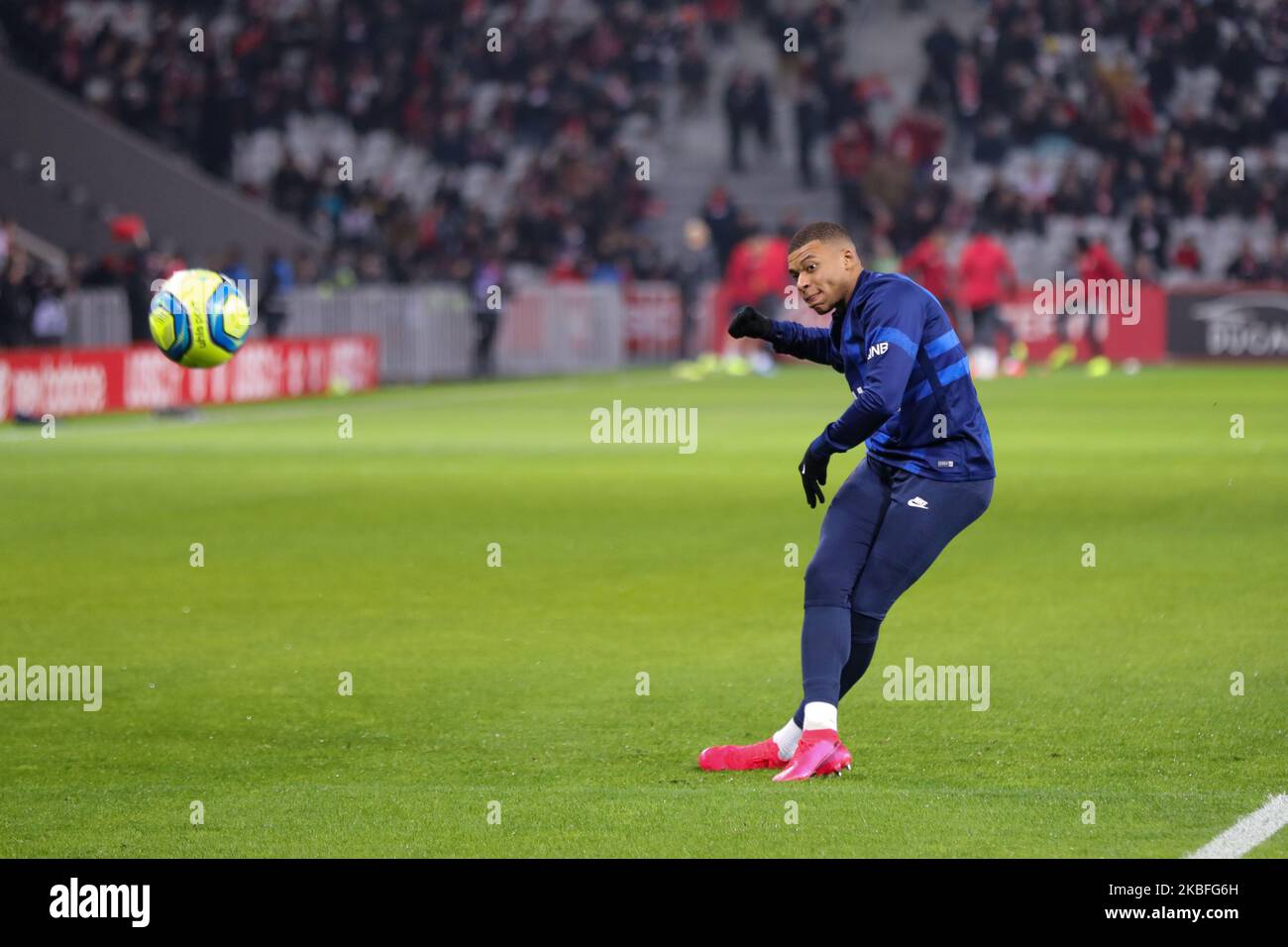 Kylian MBAPPE during the French L1 football match between Lille (LOSC ...
