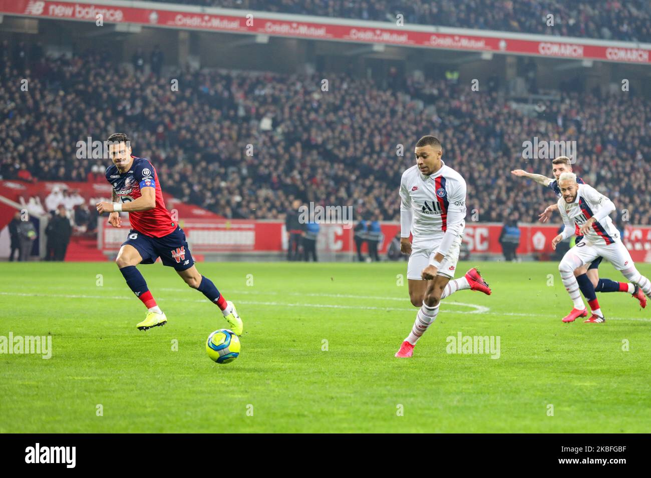 Kylian MBAPPE during the French L1 football match between Lille (LOSC ...