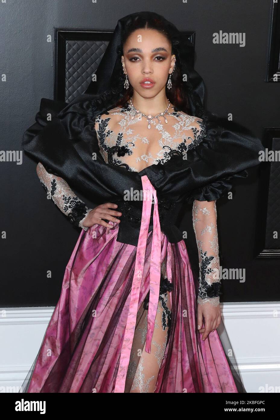 LOS ANGELES, CALIFORNIA, USA - JANUARY 26: FKA twigs wearing a custom ...