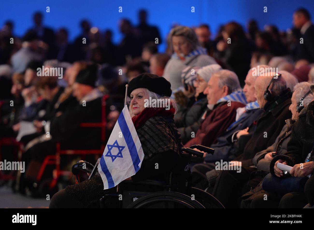 Olga Shalmon Grossman, a holocaust survivor, arrives at the Gate of ...