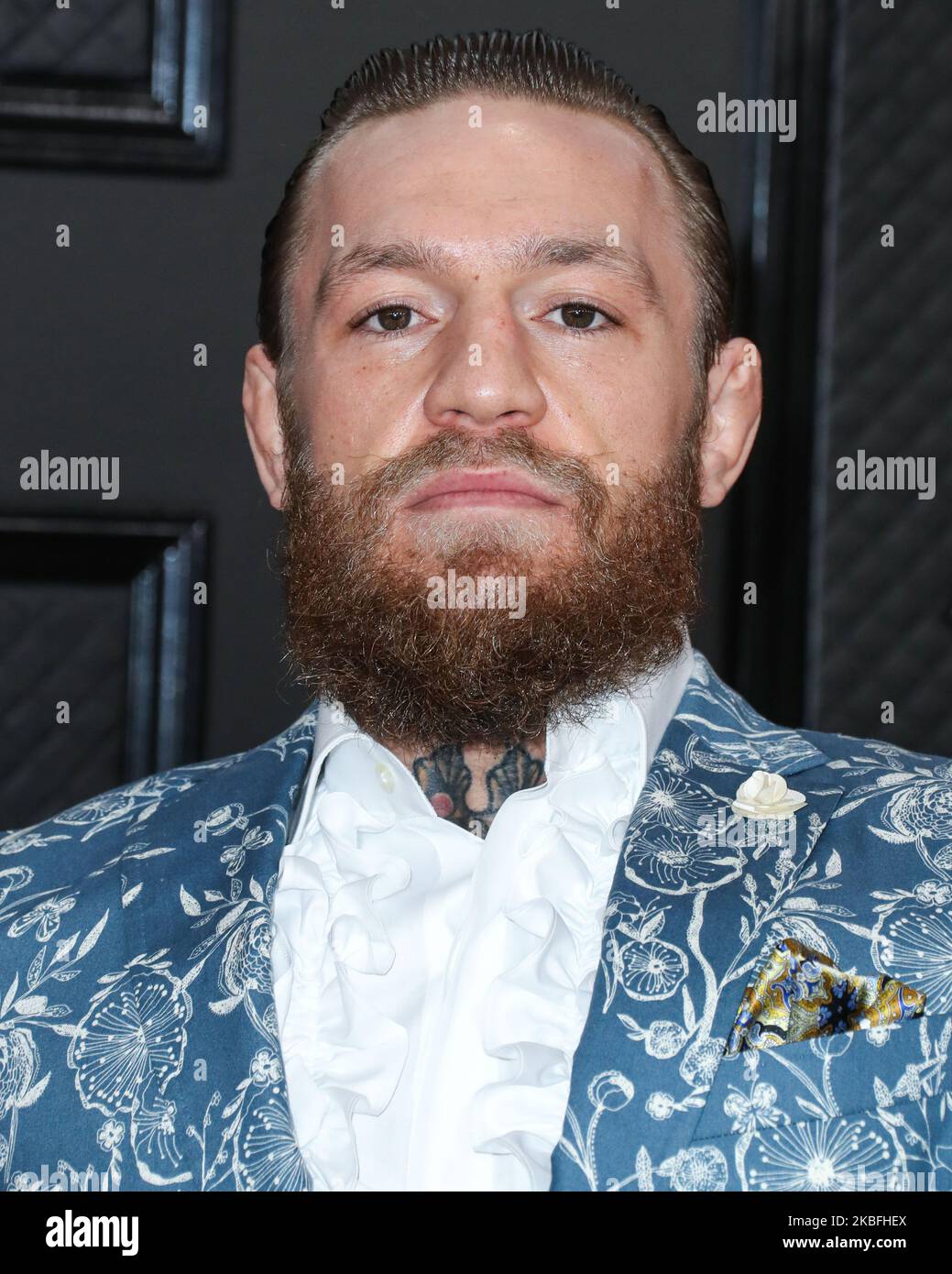 LOS ANGELES, CALIFORNIA, USA - JANUARY 26: Conor McGregor arrives at ...