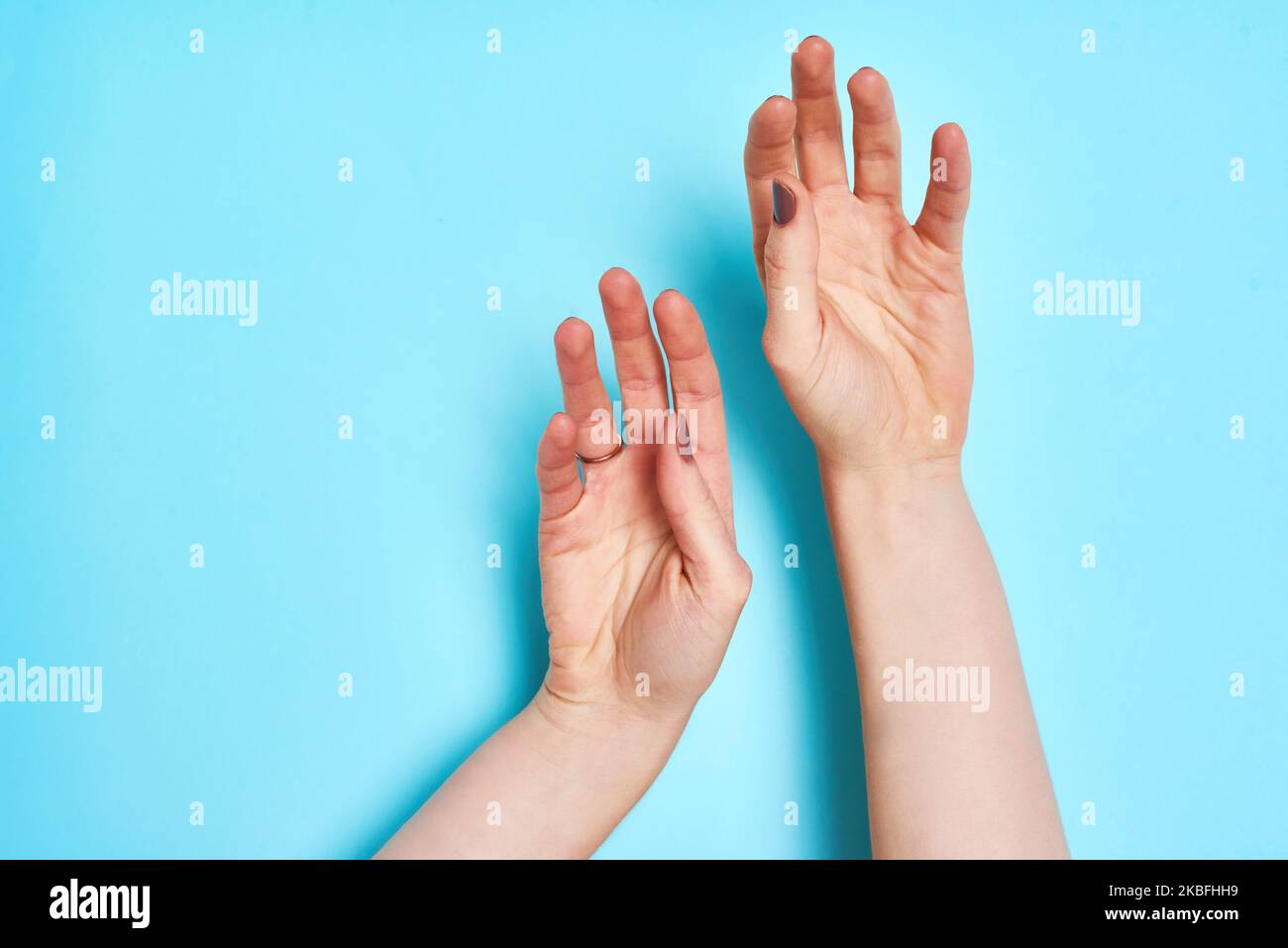 Sway your hands to the beat of life. Studio shot of an unrecognizable ...