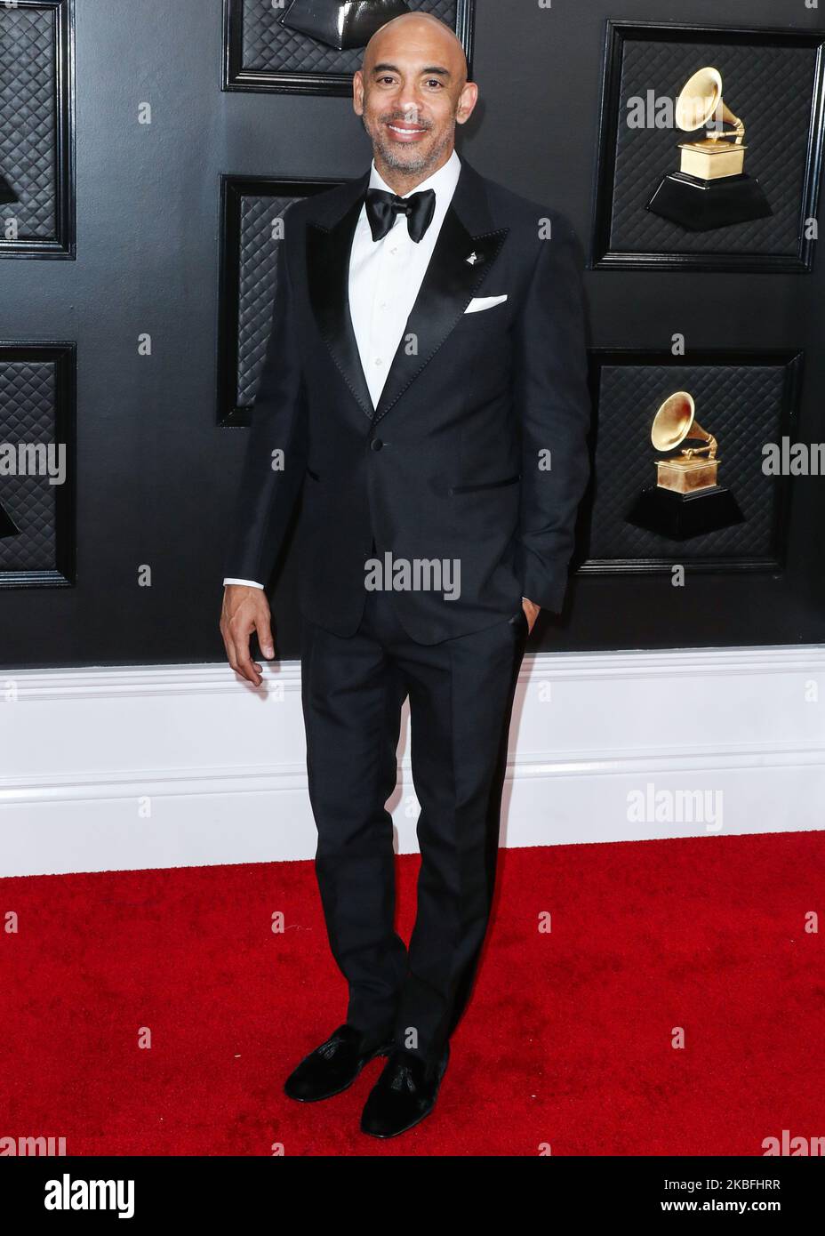 LOS ANGELES, CALIFORNIA, USA - JANUARY 26: Harvey Mason Jr. arrives at ...