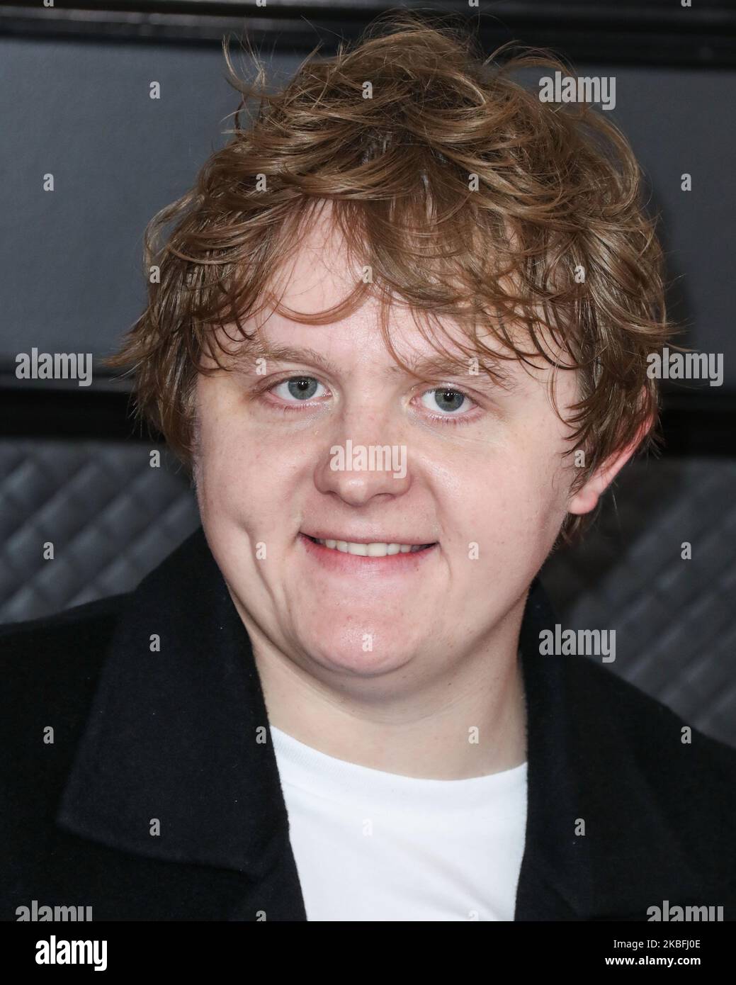 LOS ANGELES, CALIFORNIA, USA - JANUARY 26: Lewis Capaldi arrives at the ...