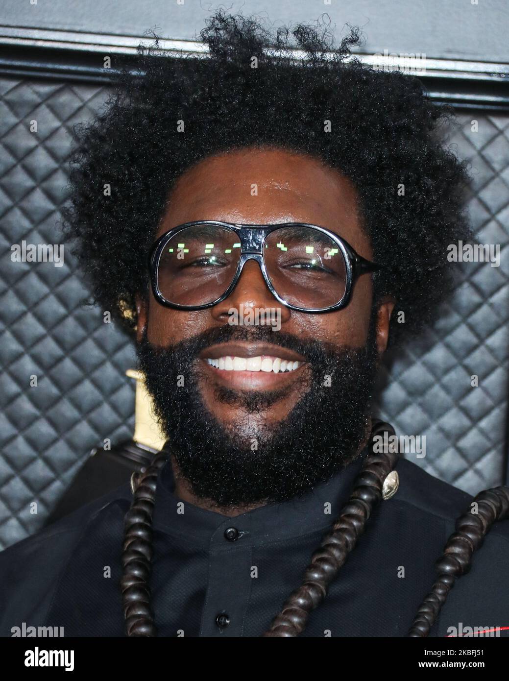 LOS ANGELES, CALIFORNIA, USA - JANUARY 26: Questlove arrives at the ...