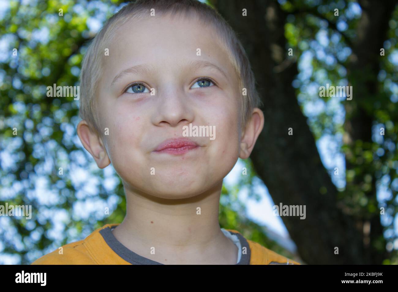 Teenager boy portrait happy smile hi-res stock photography and images ...