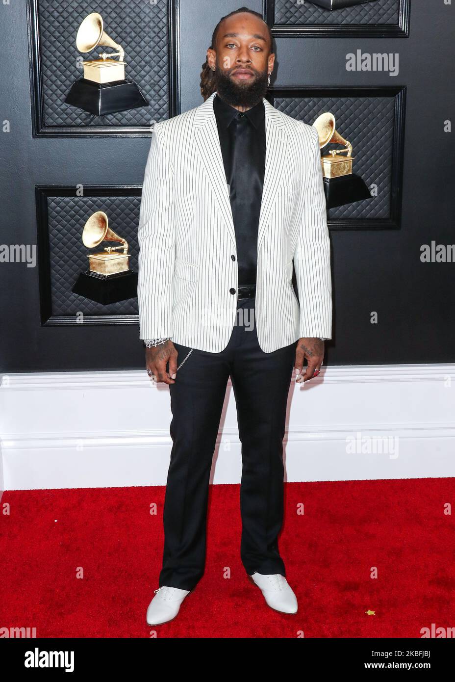 LOS ANGELES, CALIFORNIA, USA - JANUARY 26: Ty Dolla $ign arrives at the ...