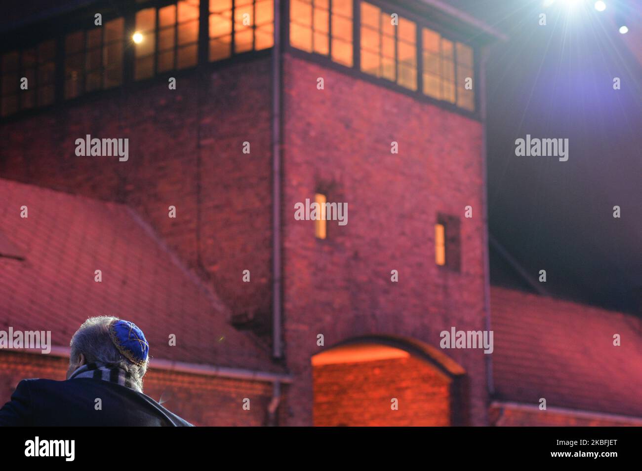 The official ceremony at the Gate of Death marking the 75th anniversary ...