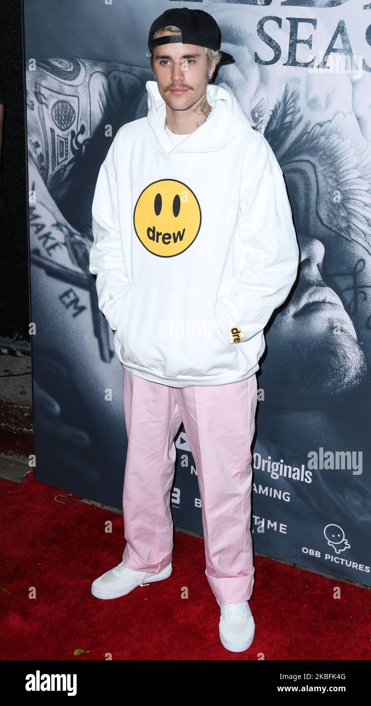 WESTWOOD, LOS ANGELES, CALIFORNIA, USA - JANUARY 27: Singer Justin ...