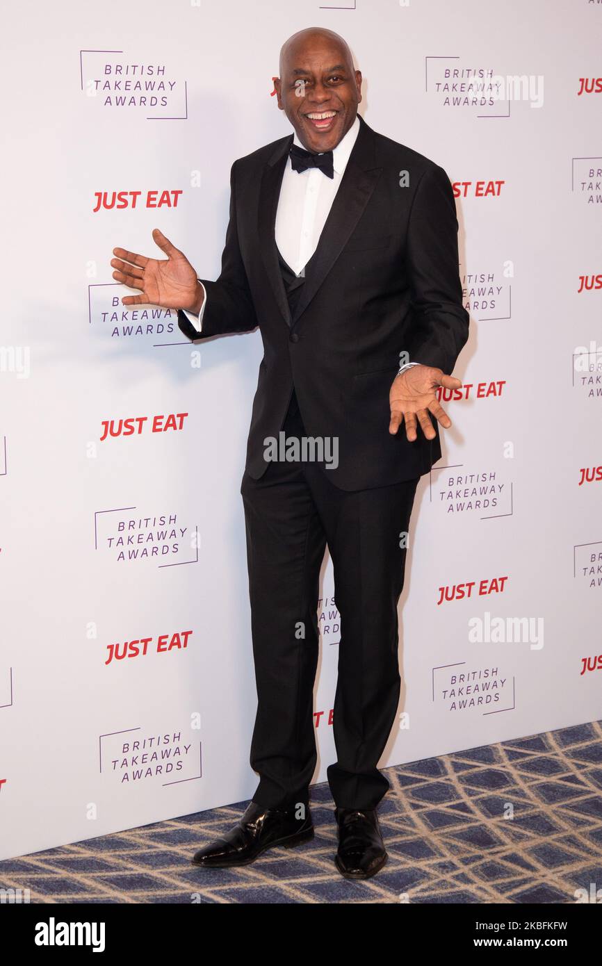 Ainsley Harriott attends the fifth annual British Takeaway Awards, in ...