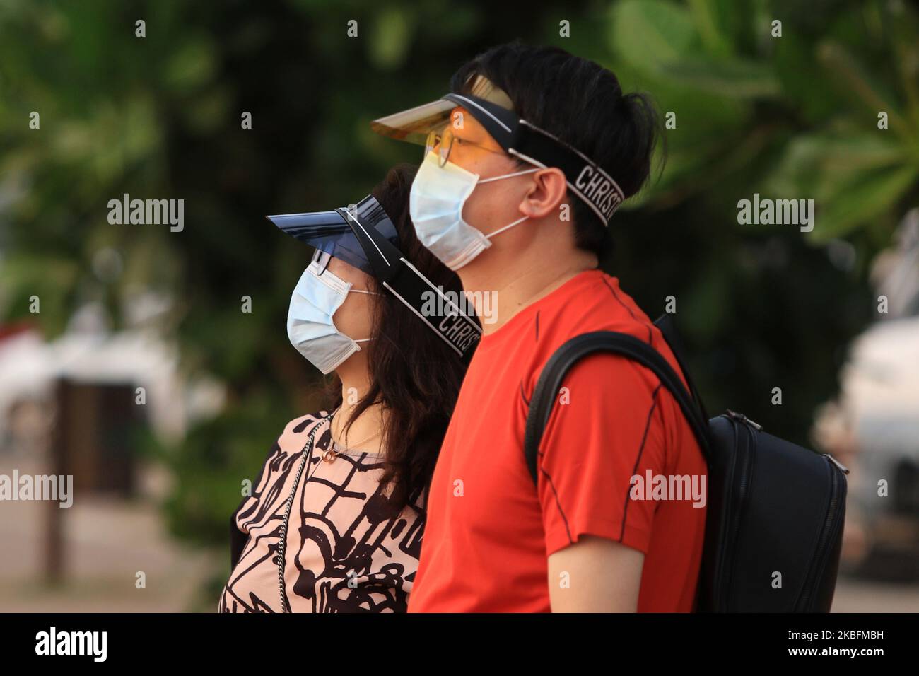 Protective face masks gaze hi-res stock photography and images - Alamy