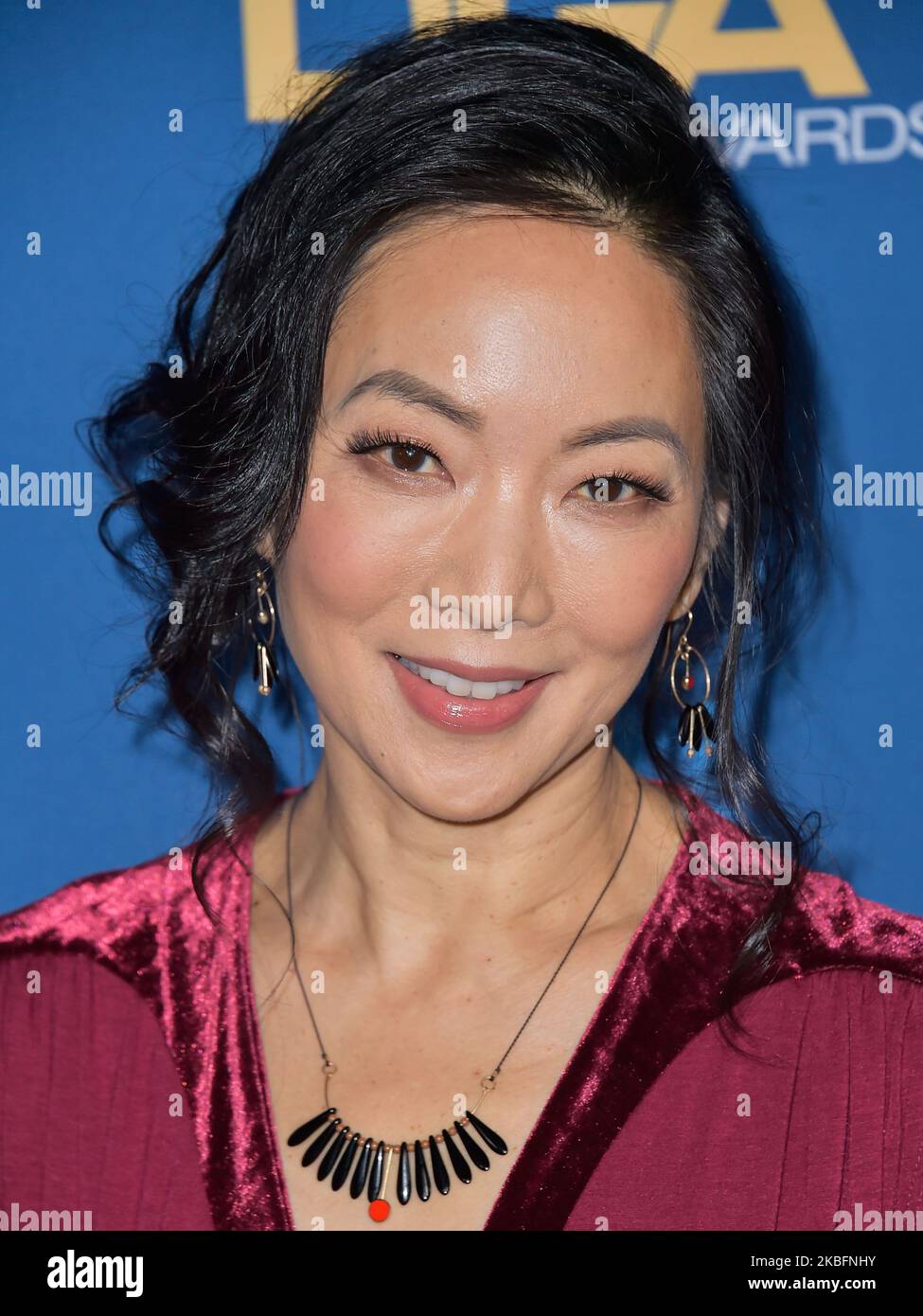 LOS ANGELES, CALIFORNIA, USA - JANUARY 25: Jessica Yu arrives at the ...