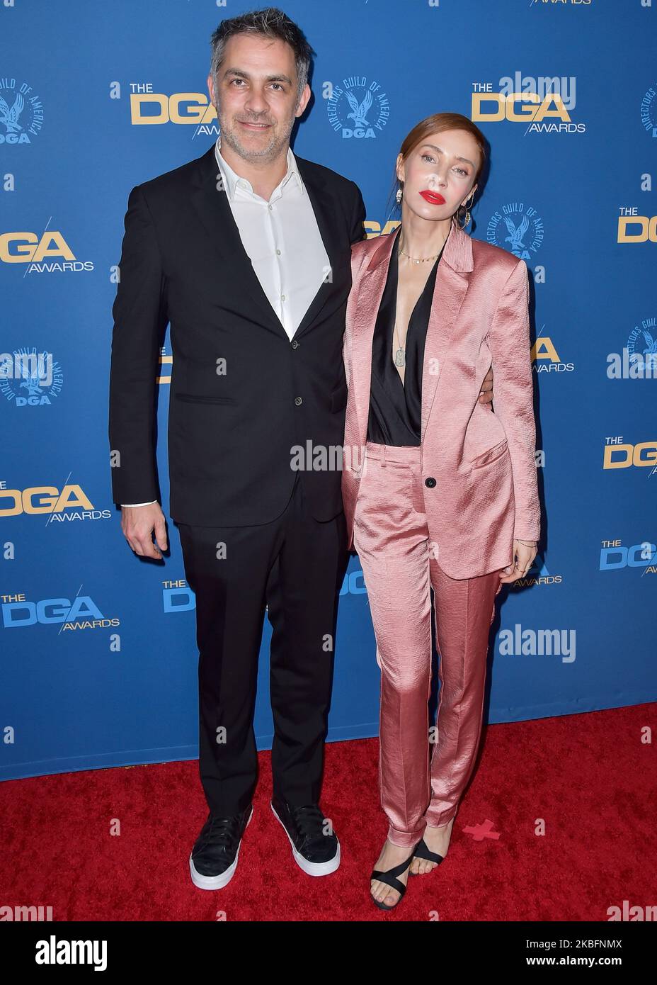 LOS ANGELES, CALIFORNIA, USA - JANUARY 25: Miguel Sapochnik and Alexis ...