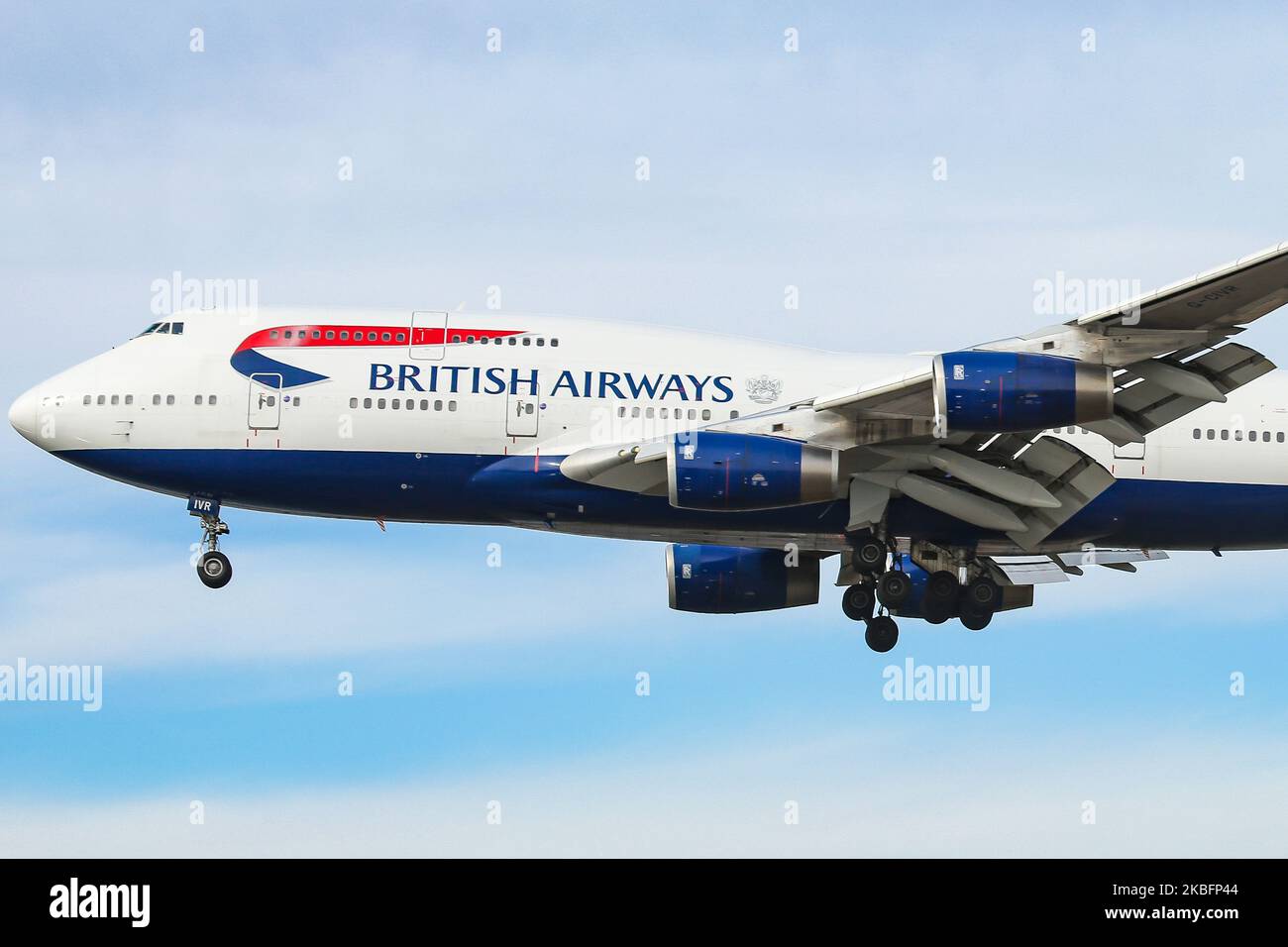 British Airways Boeing 747-400 with nickname Queen of the Skies ...
