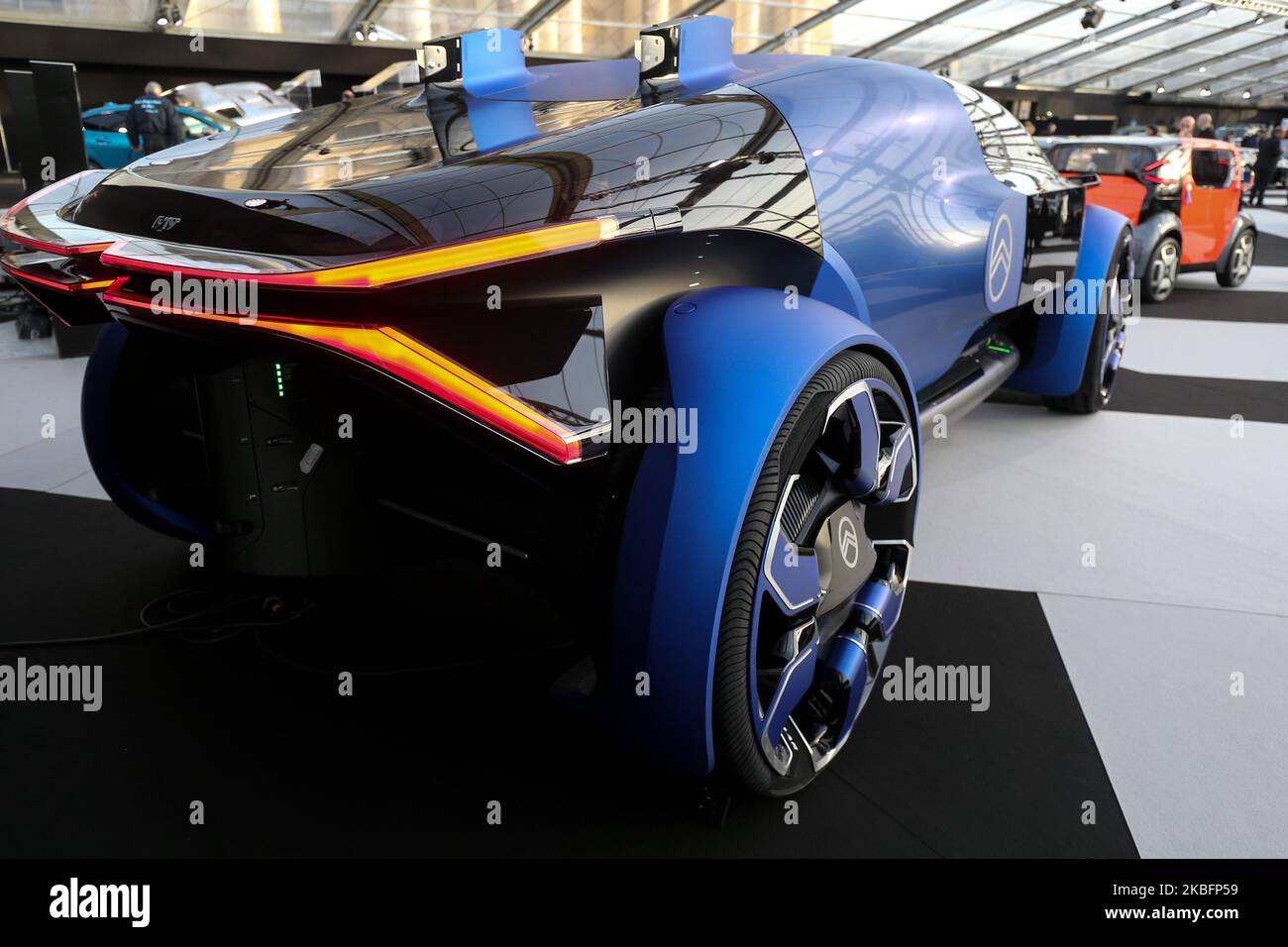 A Citroën 19 concept-car is displayed during the press day of the 2020 ...