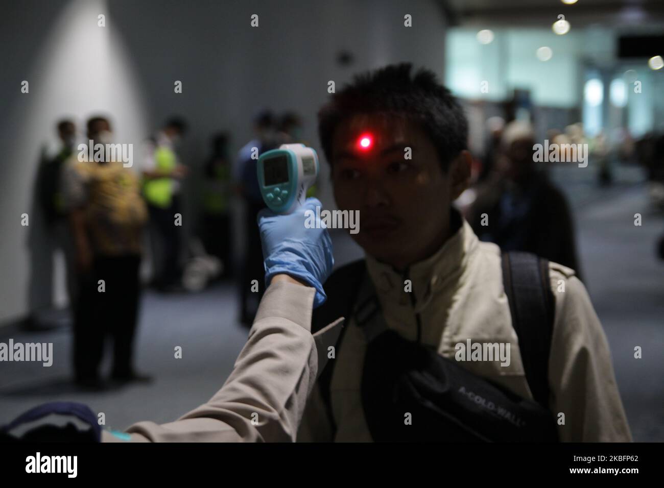 The Health Quarantine officers of Soekarno-Hatta International Airport ...